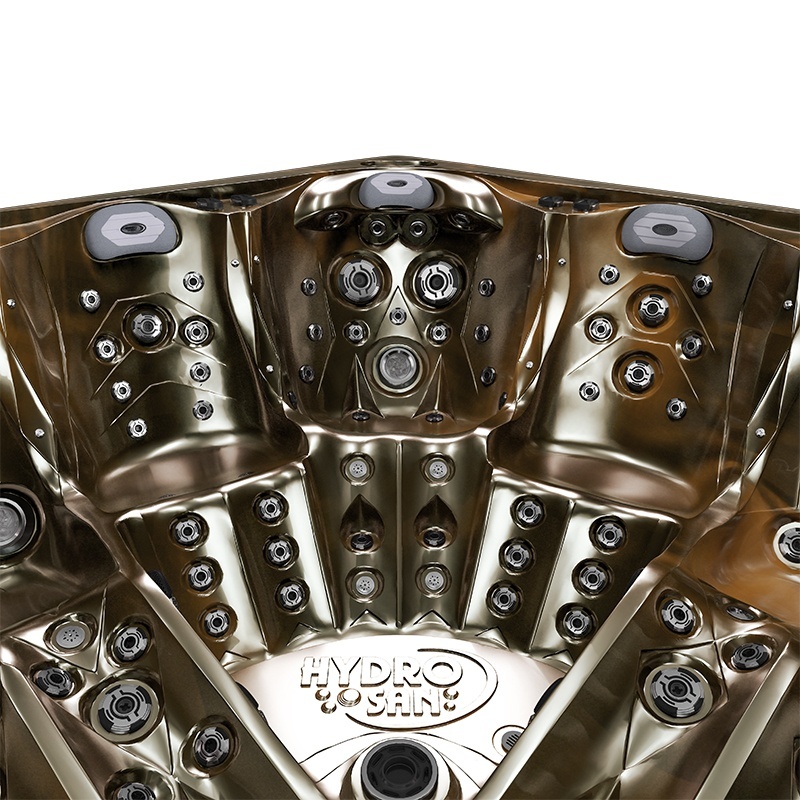 JACUZZI OGRODOWE WANNA SPA748 MAGMA GOLD OBUDOWA BRĄZOWA F21 230x230 CM ...